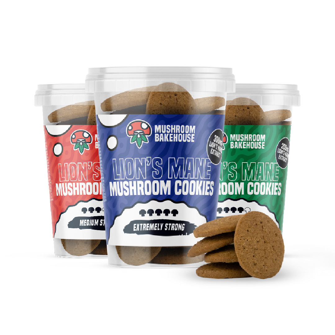 Mushroom Lion's Mane Cookies - Happy Holland: Retailer Treats - Happy ...